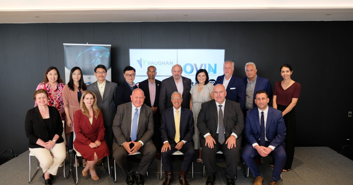 Cities of Markham and Vaughan Awarded $2.5 Million to Create Automotive ...